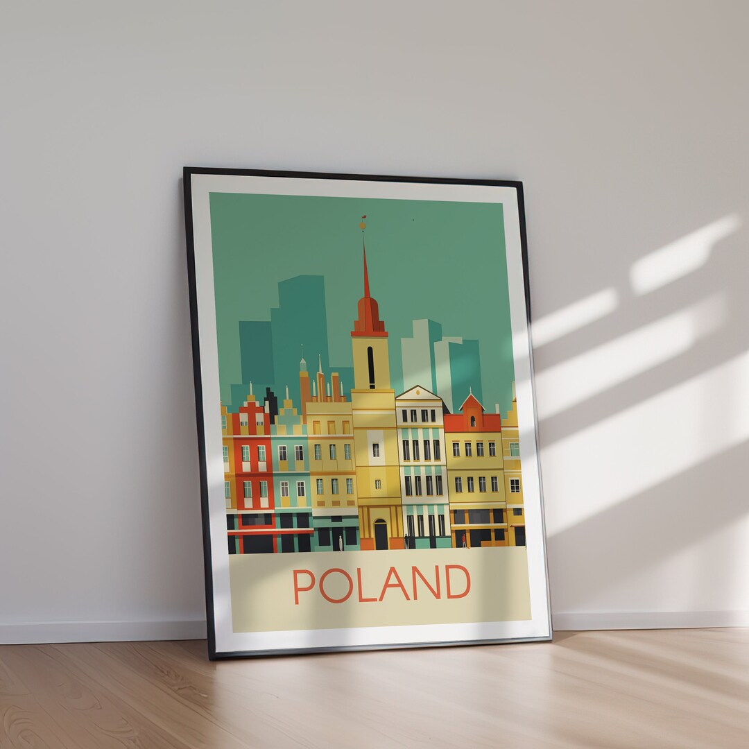 PRINTABLE POLAND Poster, Travel Art, Poster Print, Digital Art, Wall ...
