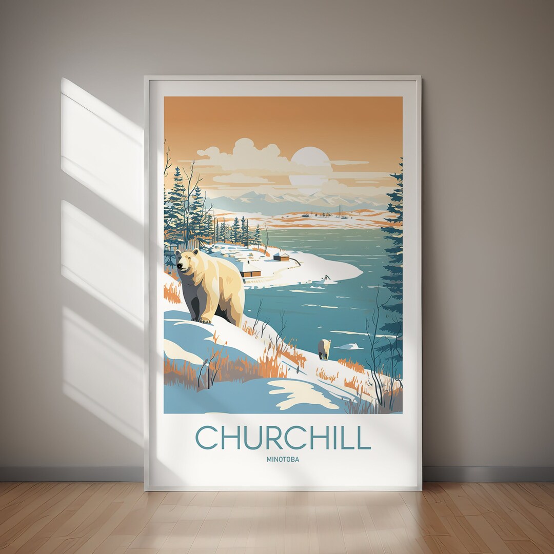 Churchill PRINTABLE Poster, Travel Art, Wall Art, Instant Download ...