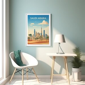 SAUDI ARABIA, Printable Travel Poster, Wall Art, Instant Download ...