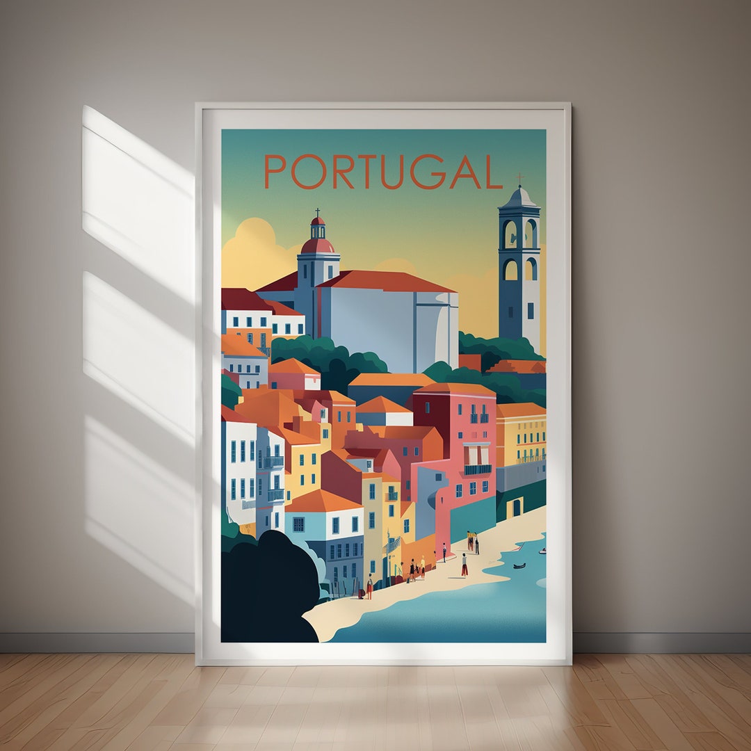 PORTUGAL Printable Poster, Travel Art, Digital Art, Wall Art, Instant ...