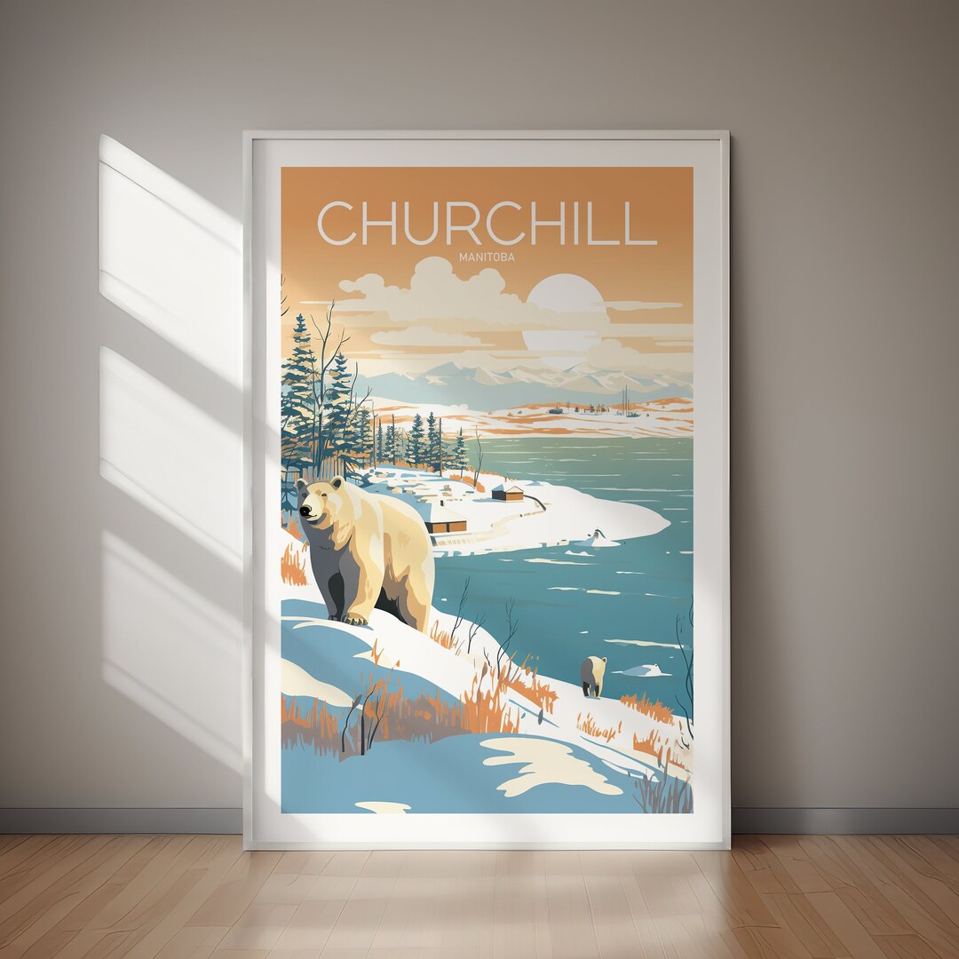 CHURCHILL Printable Poster, Canada, Travel Art, Digital Art, Art ...