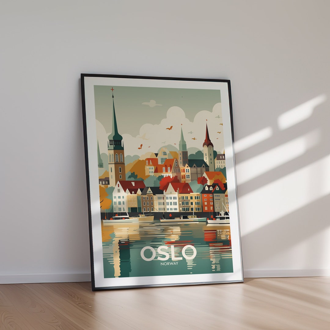 OSLO Printable Poster, USA, Travel Print, Printable Art, Art Print ...