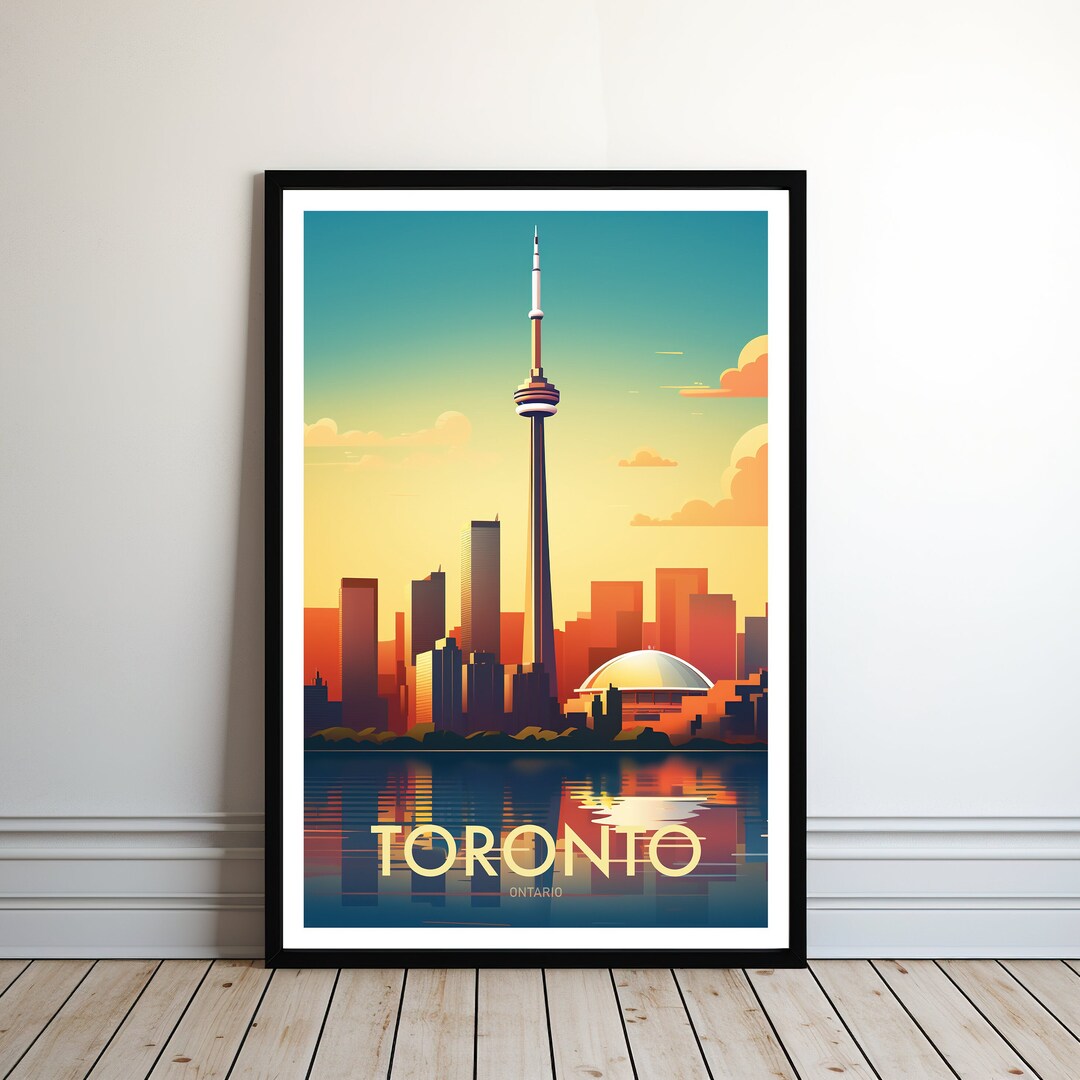 TORONTO Poster, Canada, Travel Art, Poster, Wall Art, Poster Print ...