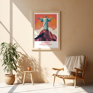 CHRIST the Redeemer Poster, Rio De Janeiro, Brazil, Wonders of the ...