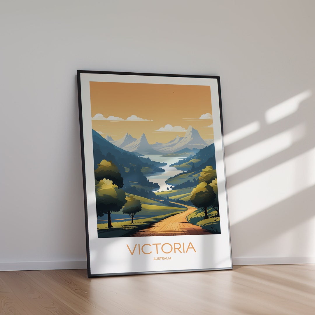 PRINTABLE VICTORIA Printable Travel Poster, Australia, Easy Downloads ...