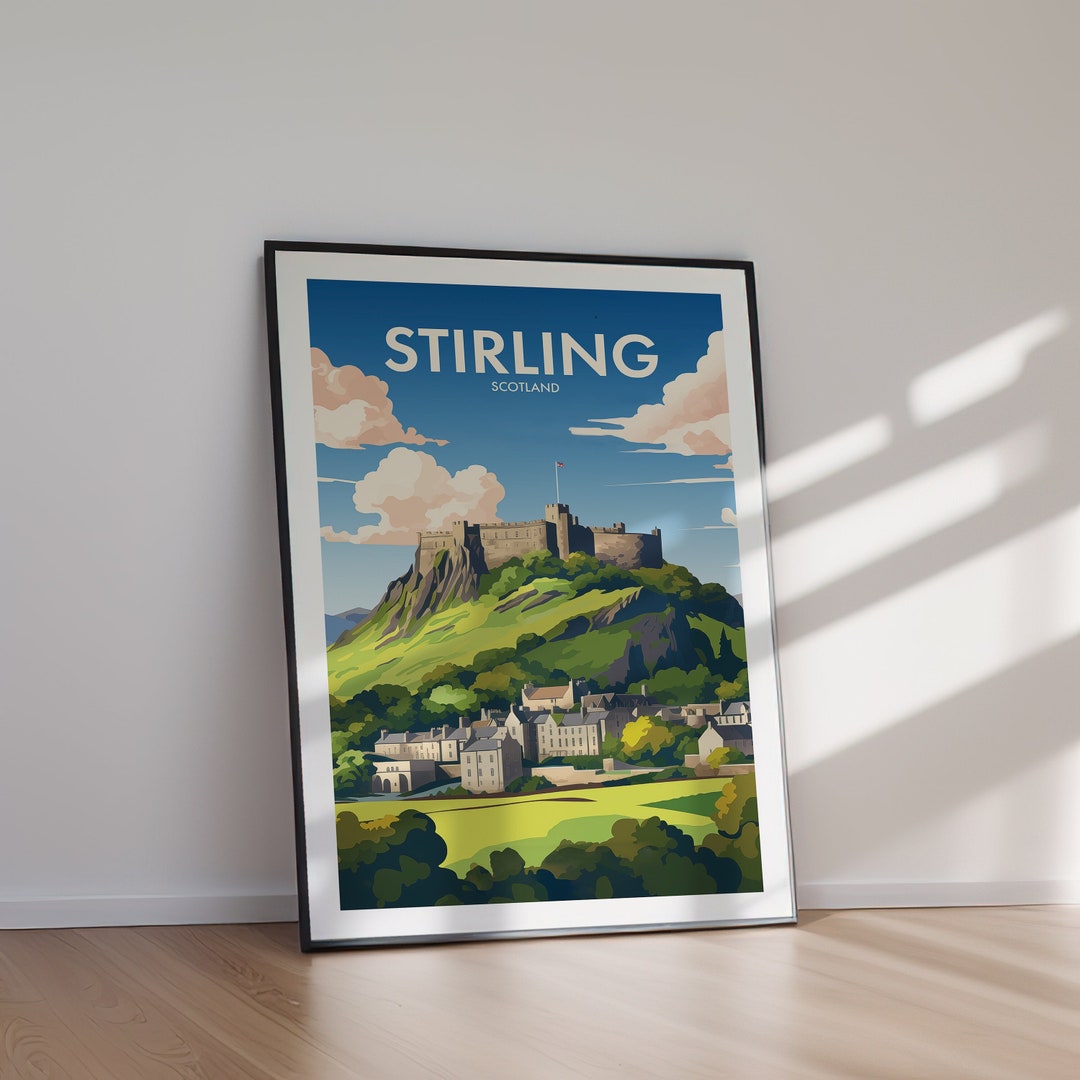 STIRLING TRAVEL Printable Poster, Scotland, Wall Art, Home Decor ...