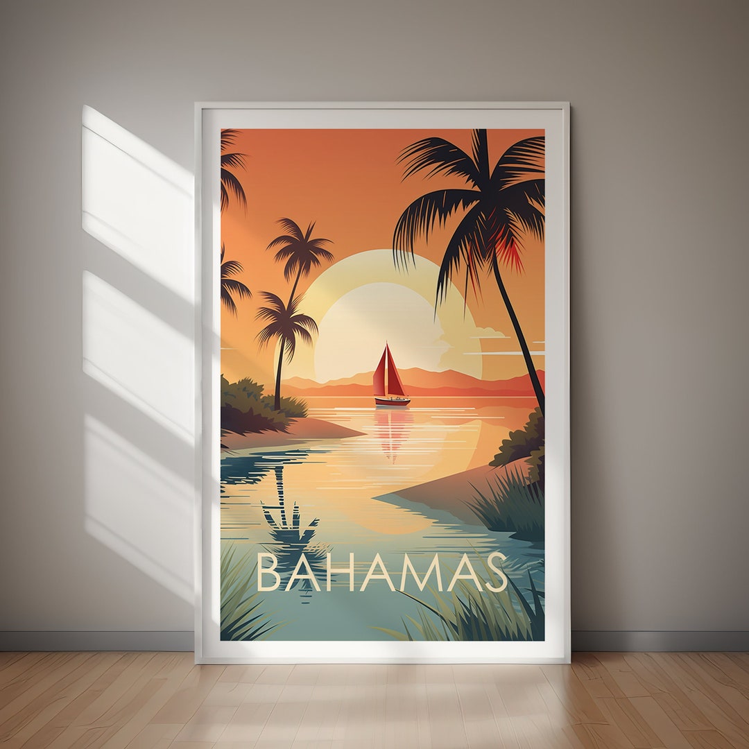 Bahamas Poster, DIGITAL DOWNLOAD, PRINTABLE Art, Instant Home Decor ...