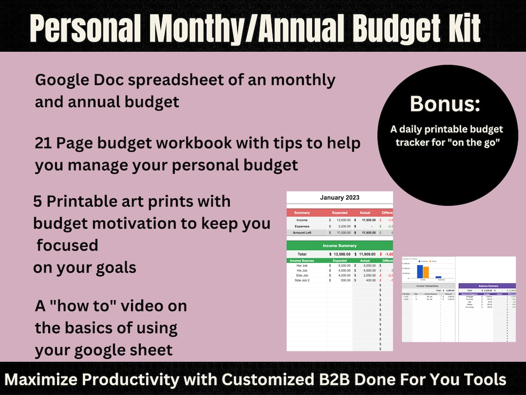Google Spreadsheet, Budget Templates, Budget Spread Sheet, Personal ...