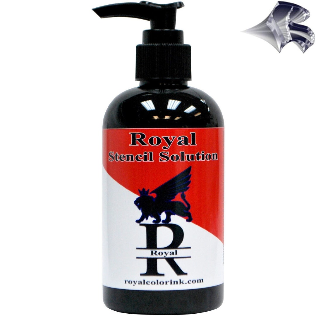 Tattoo Stencil Application Solution - Royal Stencil Solution 8oz Bottle ...