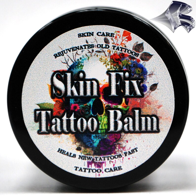 Skin Fix All Natural Tattoo Balm Tattoo Glide, Tattoo Aftercare, Tattoo ...