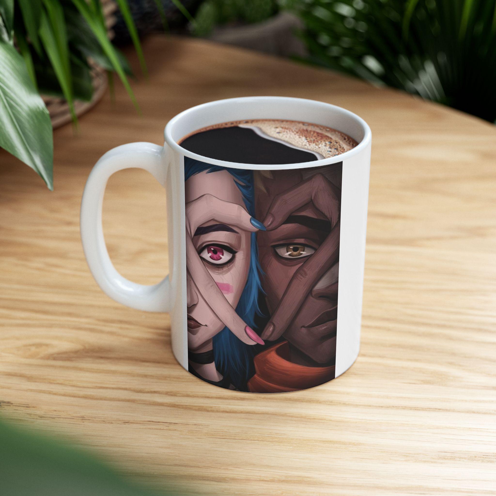 Arcane Jinx and Ekko Ceramic Mug, Unique Design Coffee Cup,league of ...