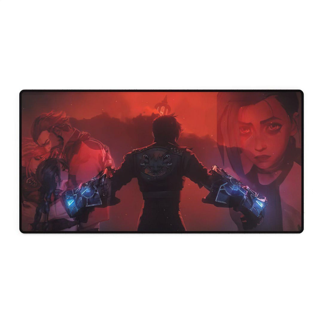 Arcane Gaming Desk Mat, Vi Warwick Jinx League of Legends Mouse Pad ...