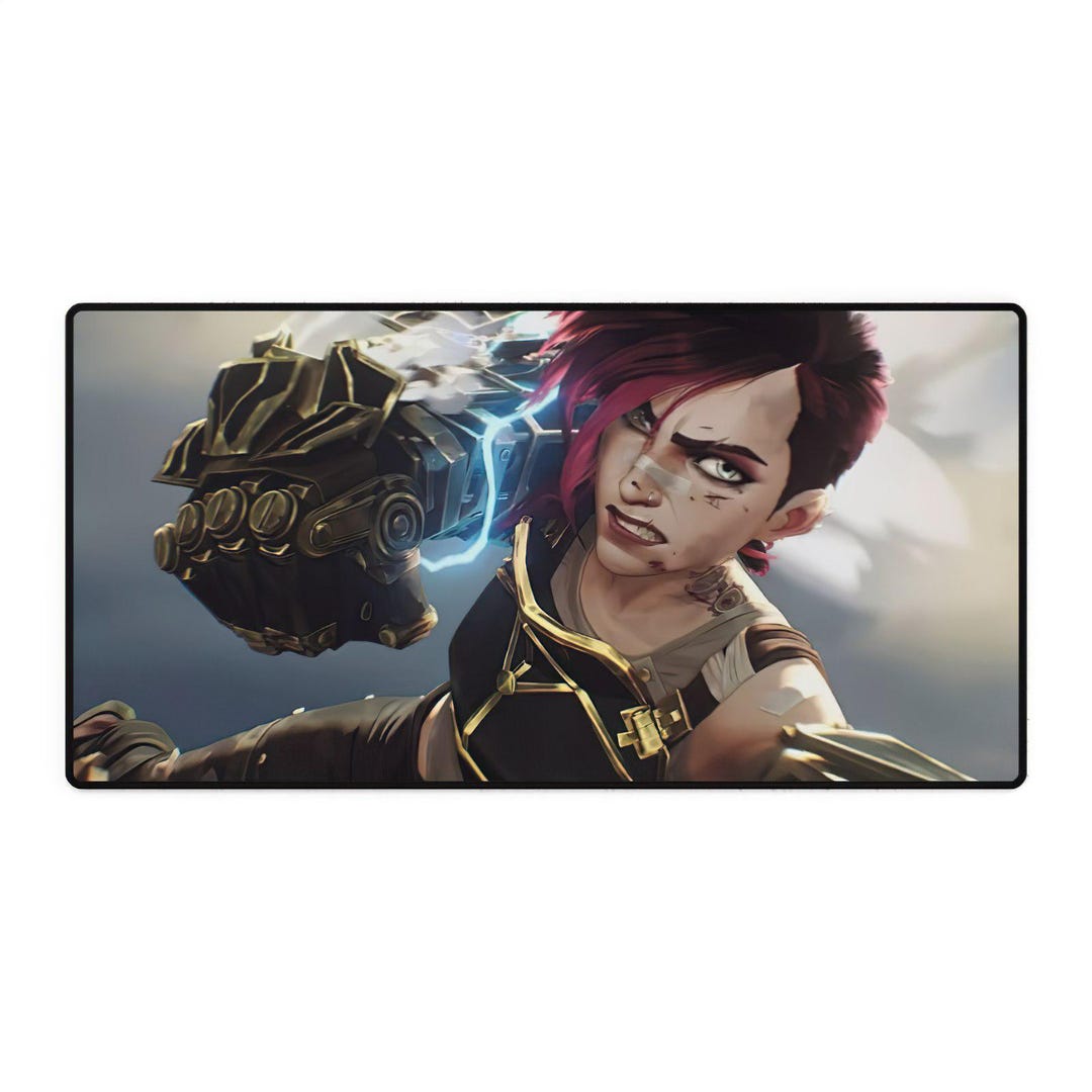 Arcane Vi Gaming Mousepad League of Legends Desk Mat, Large Desk Pad ...