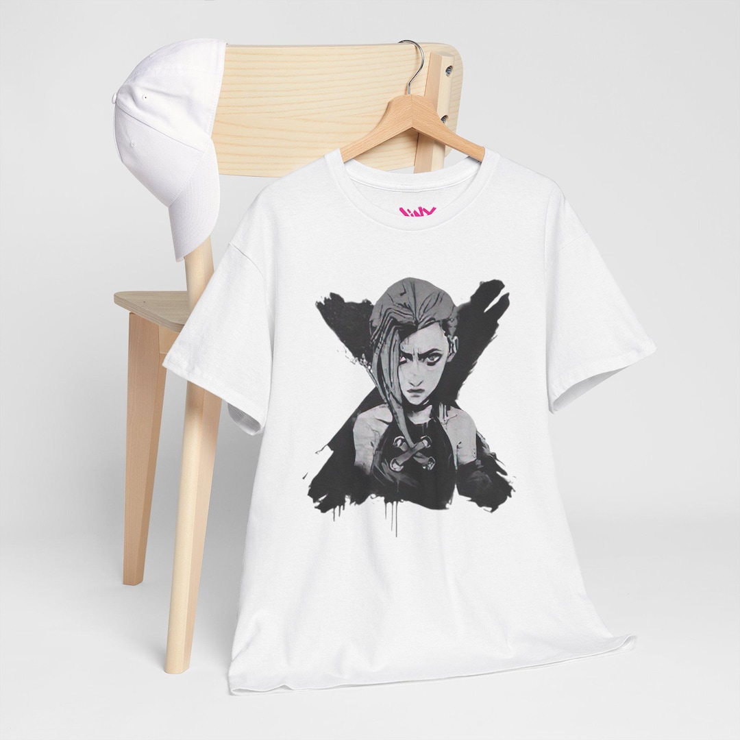 Jinx League of Legends Arcane Gamer T-shirt - Unisex Cotton Tee, Gaming ...