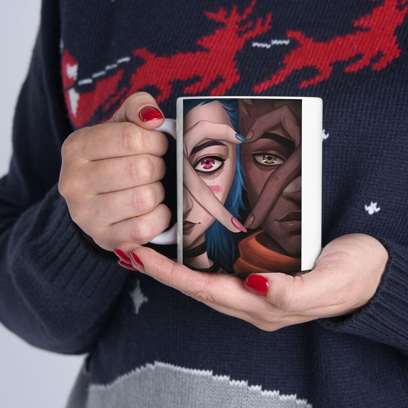 Arcane Jinx and Ekko Ceramic Mug, Unique Design Coffee Cup,league of ...