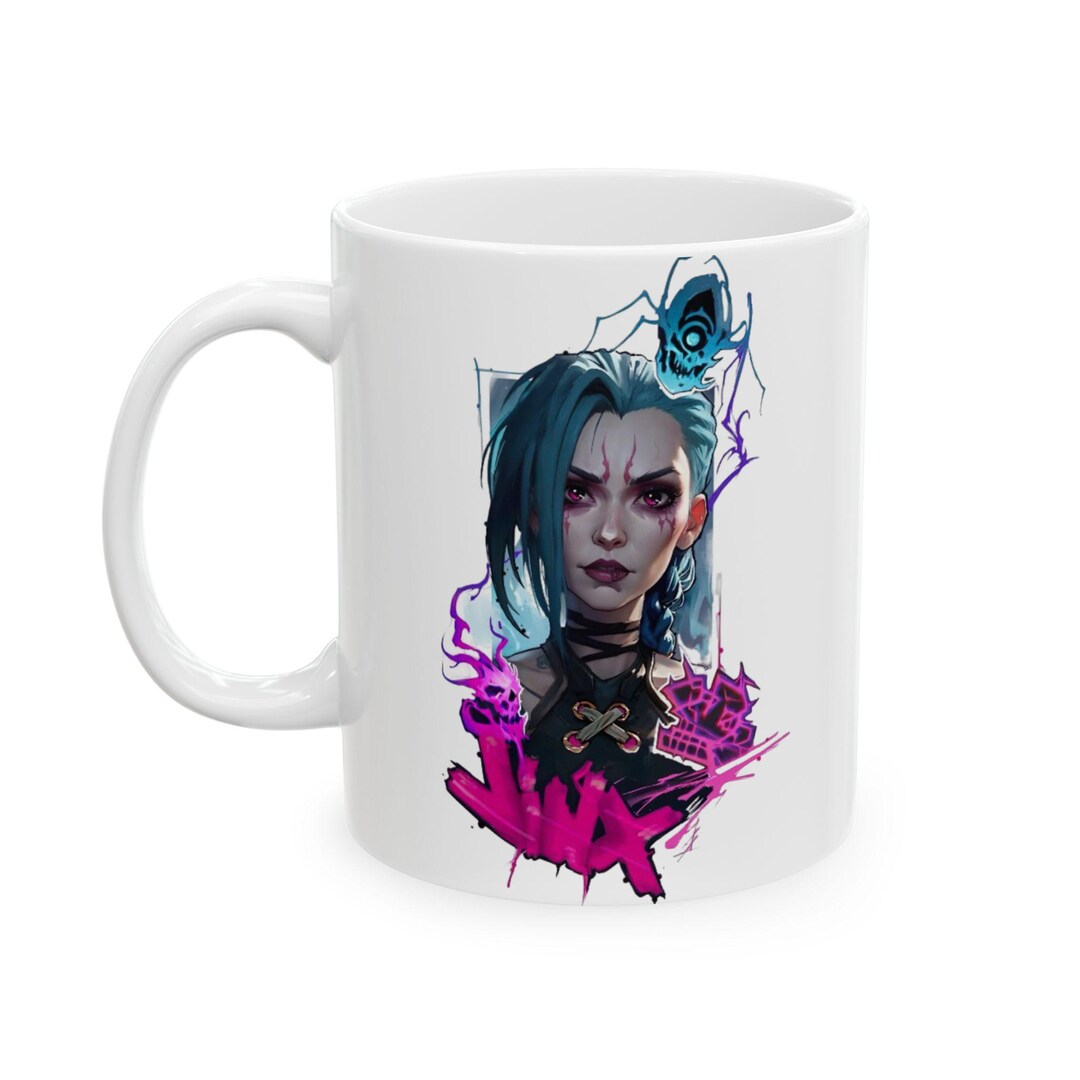 Arcane Jinx League of Legends Coffee Cup, Gaming Gift, Ceramic Tea Mug ...