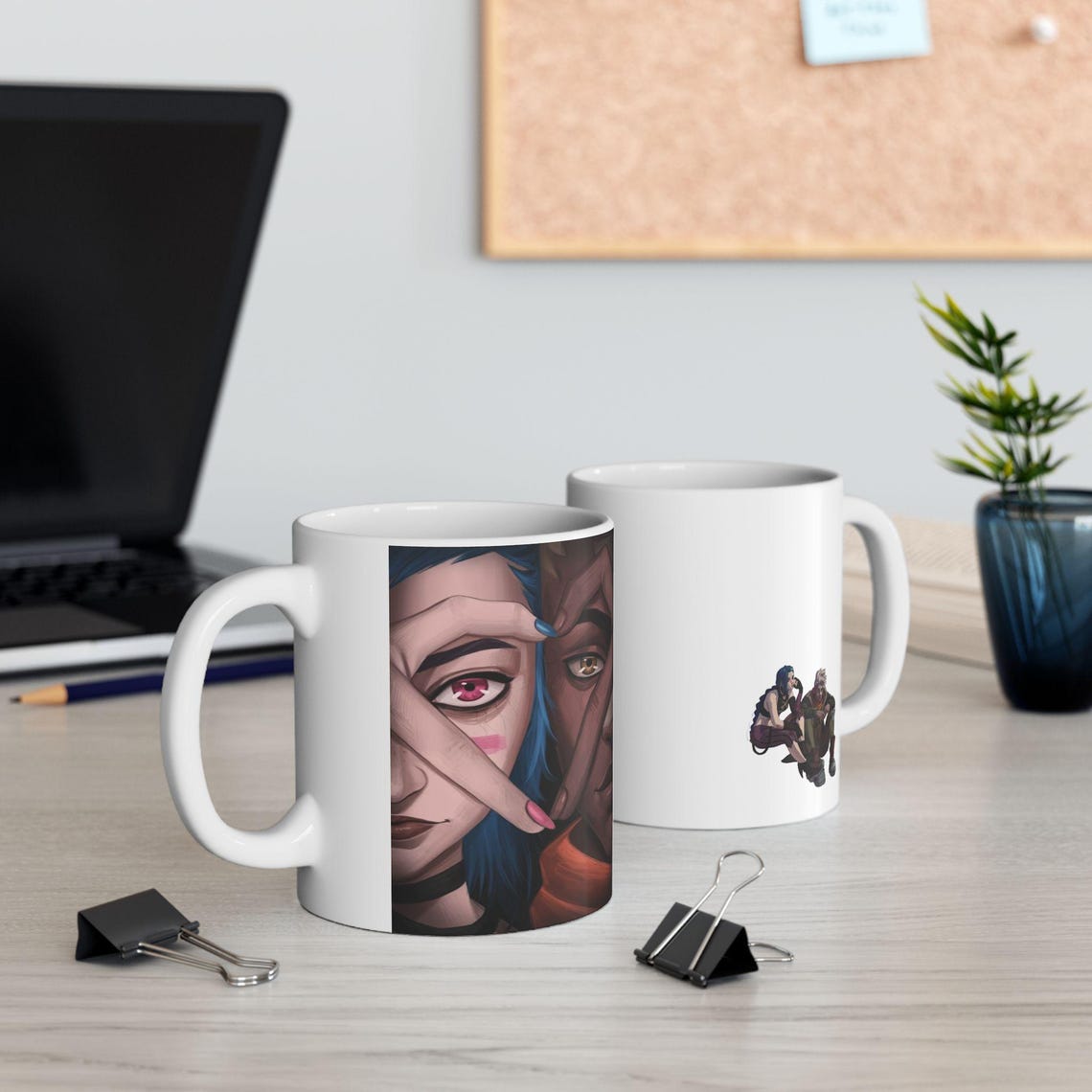 Arcane Jinx and Ekko Ceramic Mug, Unique Design Coffee Cup,league of ...