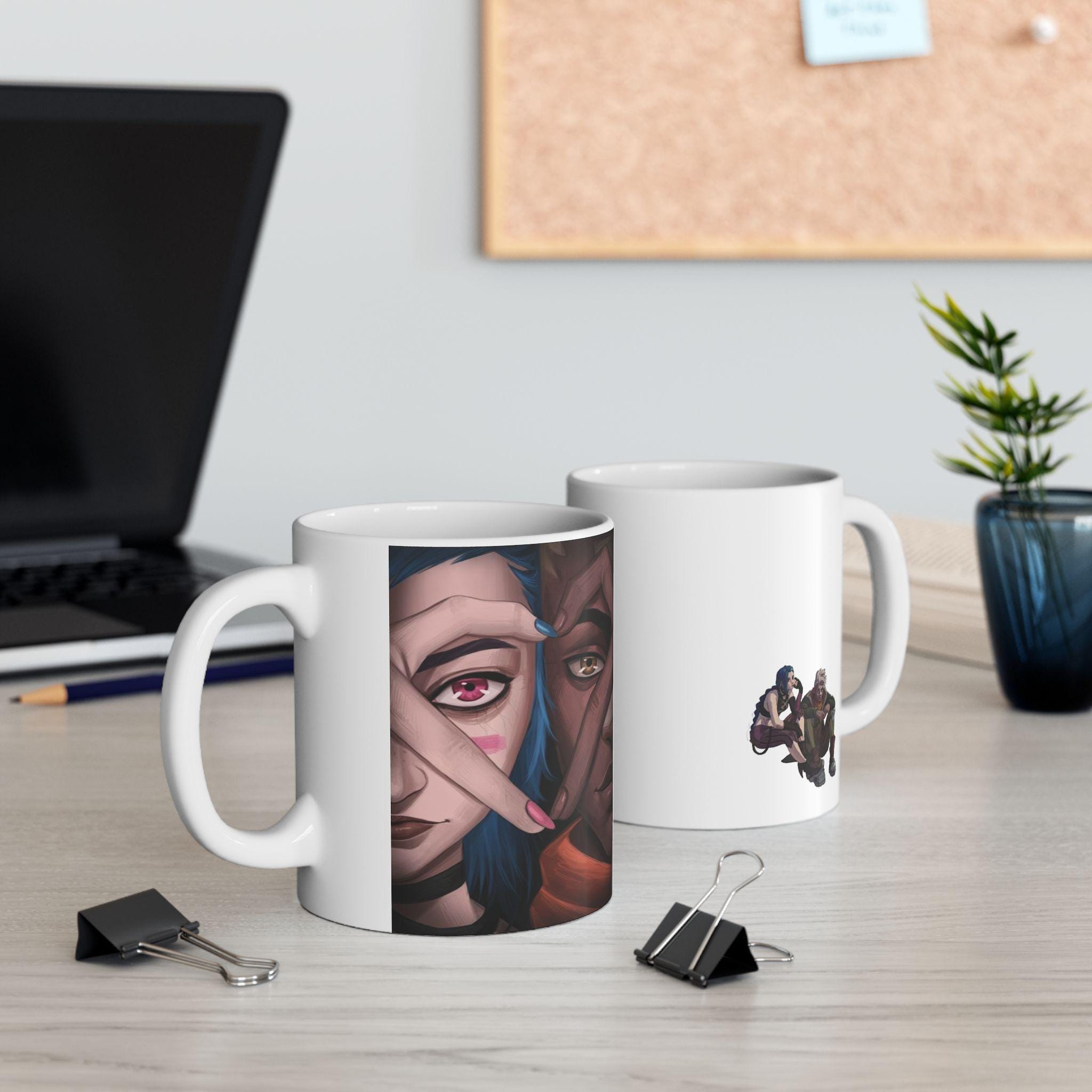 Arcane Jinx and Ekko Ceramic Mug, Unique Design Coffee Cup,league of ...