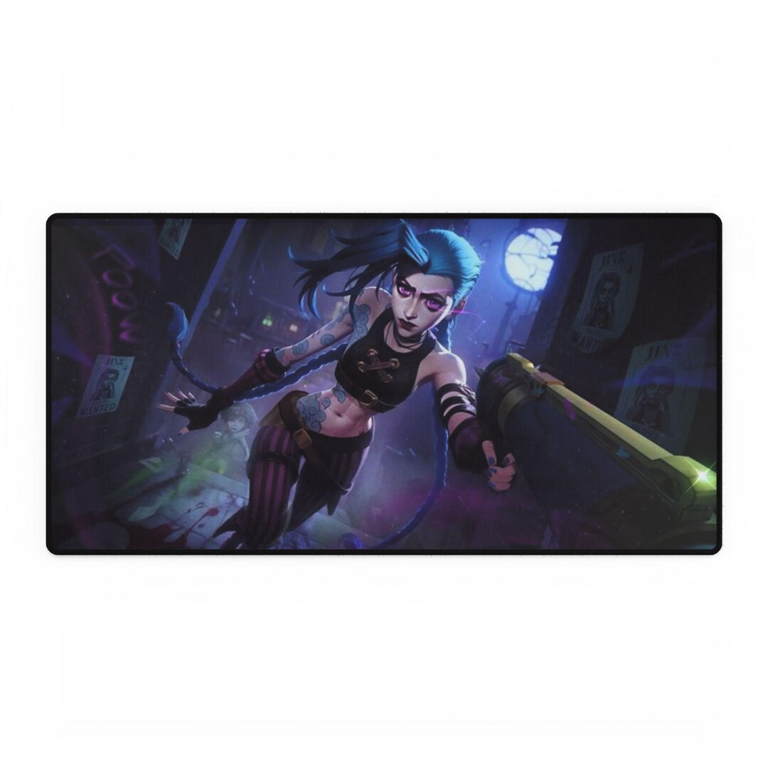 Arcane Jinx (piltover's Most Wanted)league of Legends Gaming Mousepad ...