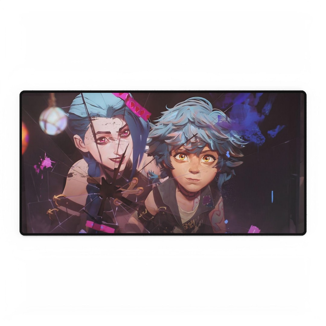 Arcane Jinx & Isha Mouse Pad, League of Legends ,gaming Desk Mats ...