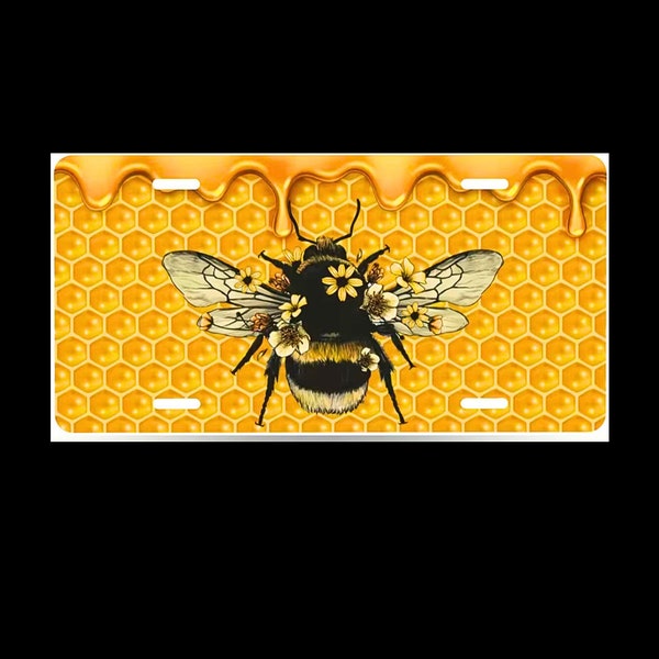 Bumblebee License Plate - Etsy