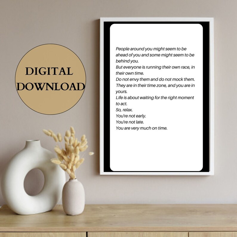 Positive Affirmation Printable Wall Art Inspirational Quotes - Etsy