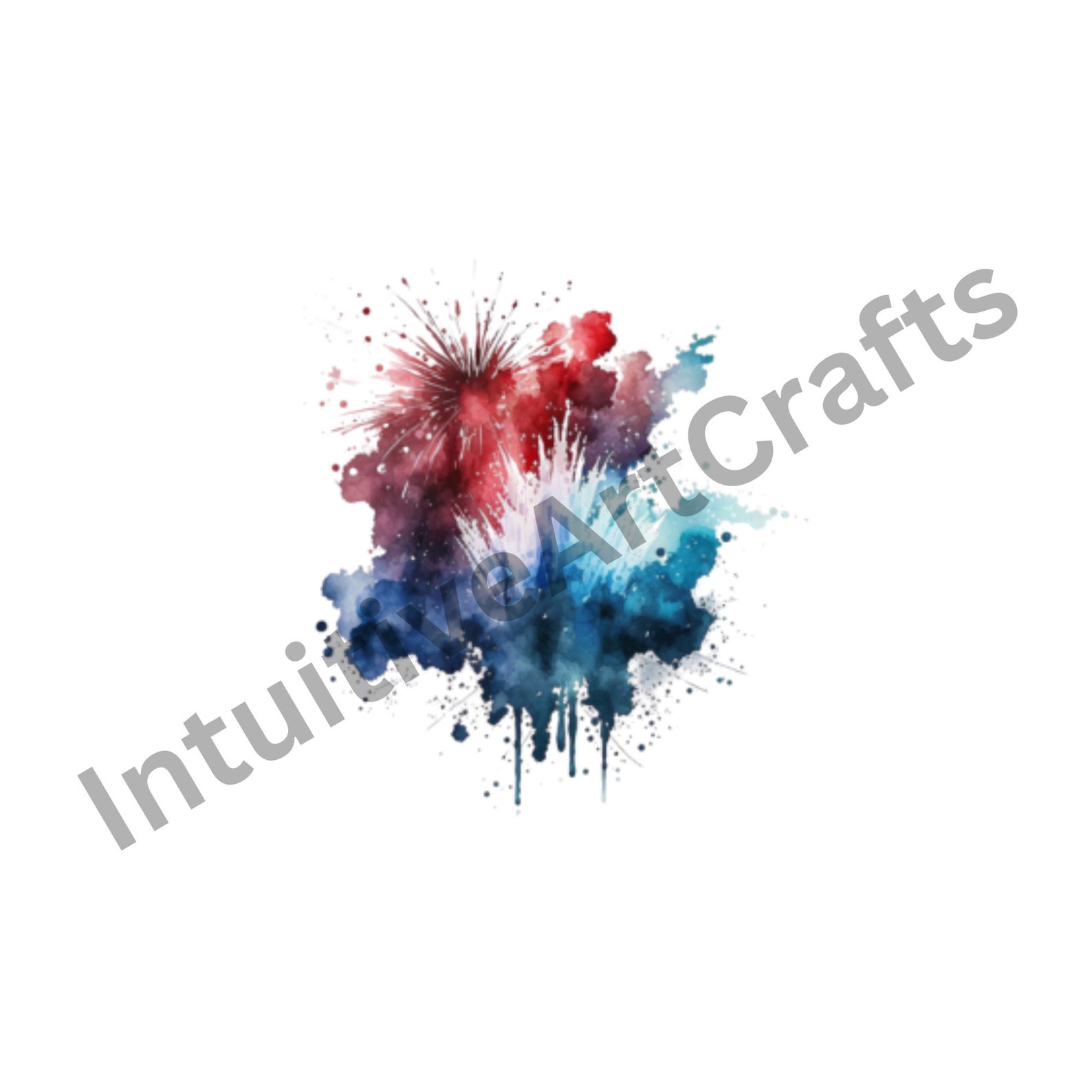 4th of July Png Watercolor Clipart Bundle Png Independence Day Clipart ...