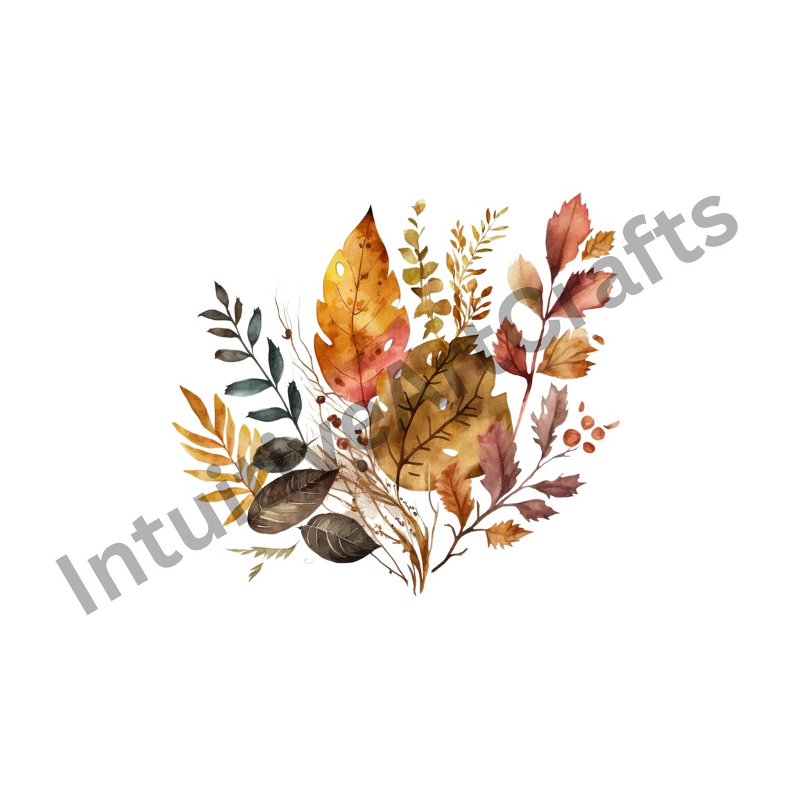 Boho Rustic Floral Clipart Pack Autumn Fall Farmhouse Clipart - Etsy