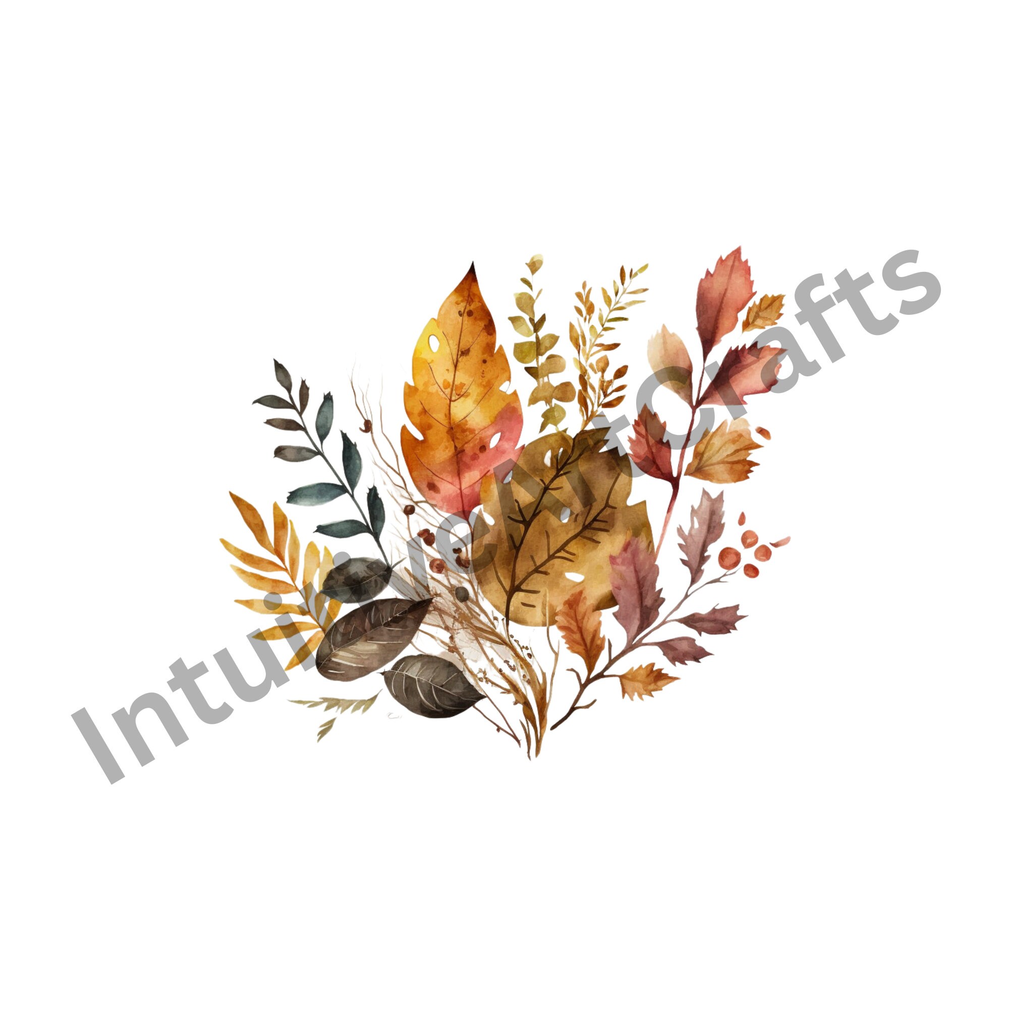 Boho Rustic Floral Clipart Pack Autumn Fall Farmhouse Clipart Terrcotta ...