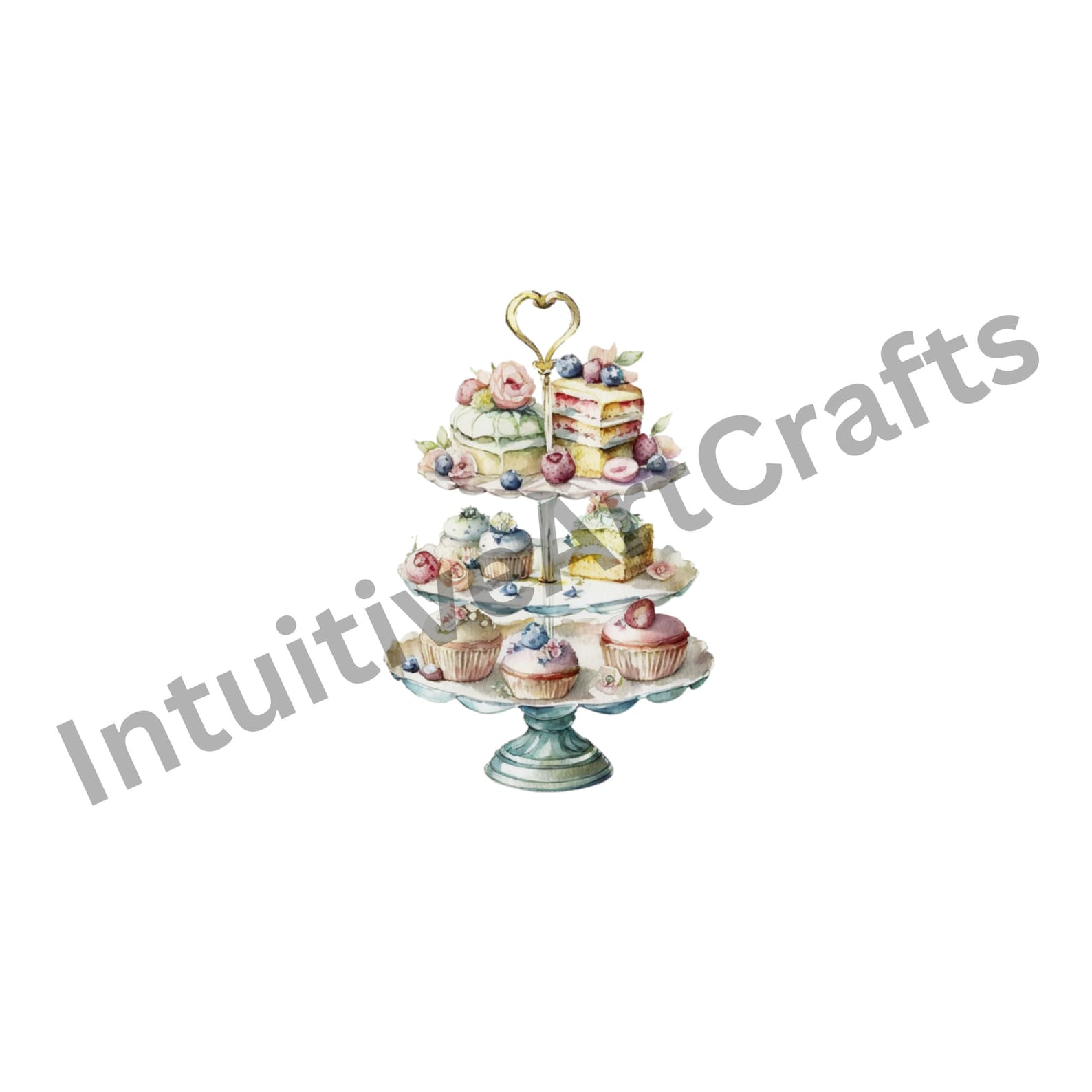Watercolor Vintage Teacup Clipart Bundle Afternoon Tea Party Clip Art ...