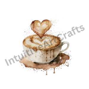 Watercolor Coffee Clipart Coffee Clipart Coffee Cup Clipart - Etsy