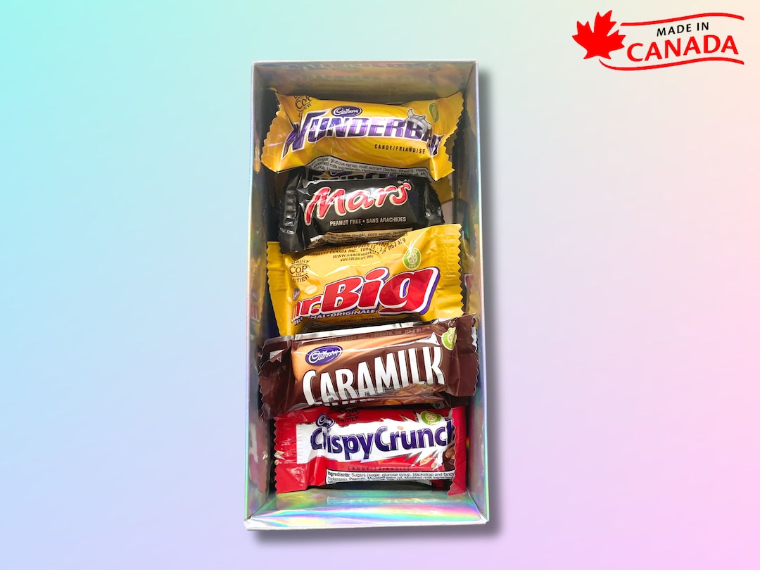 Canadian Chocolate Mini Chocolate Bar Gift Box Mini Sampler Canadian Gift Basket Chocolate Candy ...