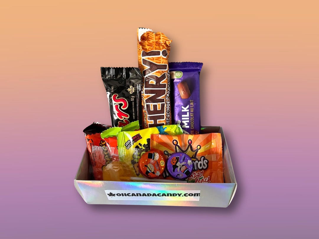 HALLOWEEN Candy Gift Box Canadian Favourites Chocolate, & Halloween ...