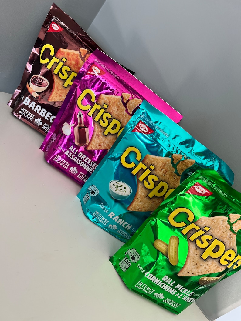 CRISPERS VARIETY PACK Gift Box Canadian Chips 6-pack by Oh Canada Candy ...