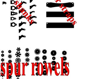 Spur Rowels Dxf, Svg, Cnc Files Plasma - Etsy