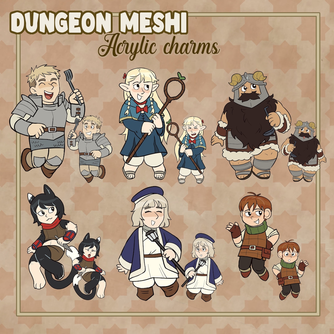 Dungeon Meshi Acrylic Charms [LIMITED STOCK] - Etsy
