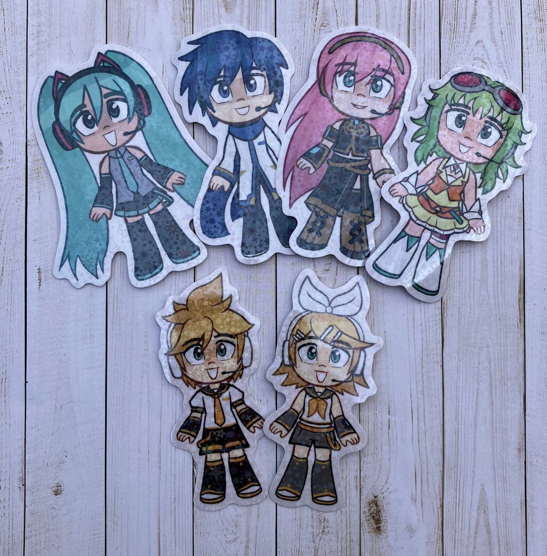 Vocaloid Holographic Stickers - Etsy