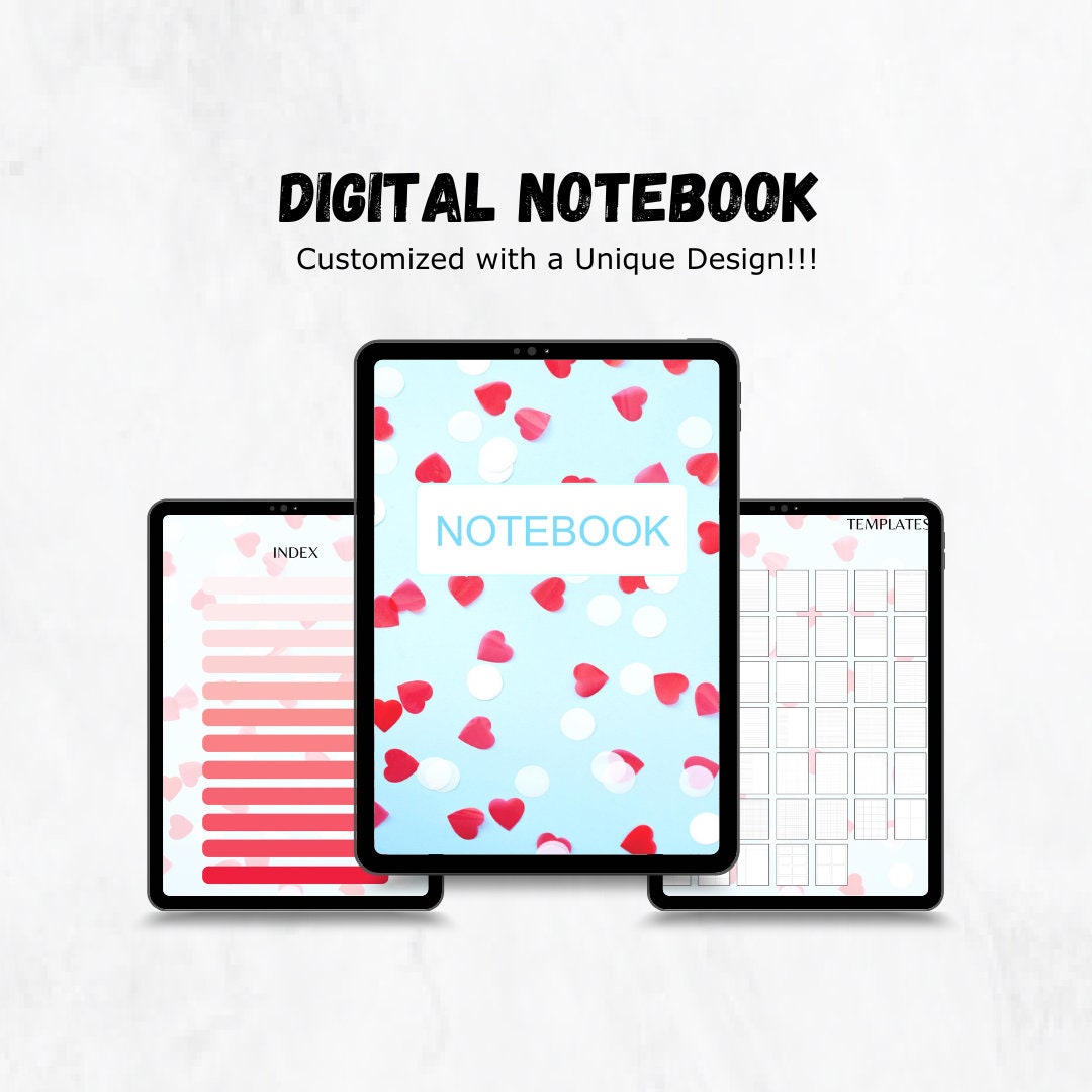 Digital Note Book | Notability Notebook | iPad Notebook | Goodnotes ...