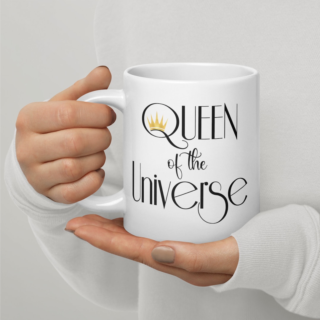 Queen of the Universe Funny Yiddish/jewish Phrase White Glossy Ceramic ...