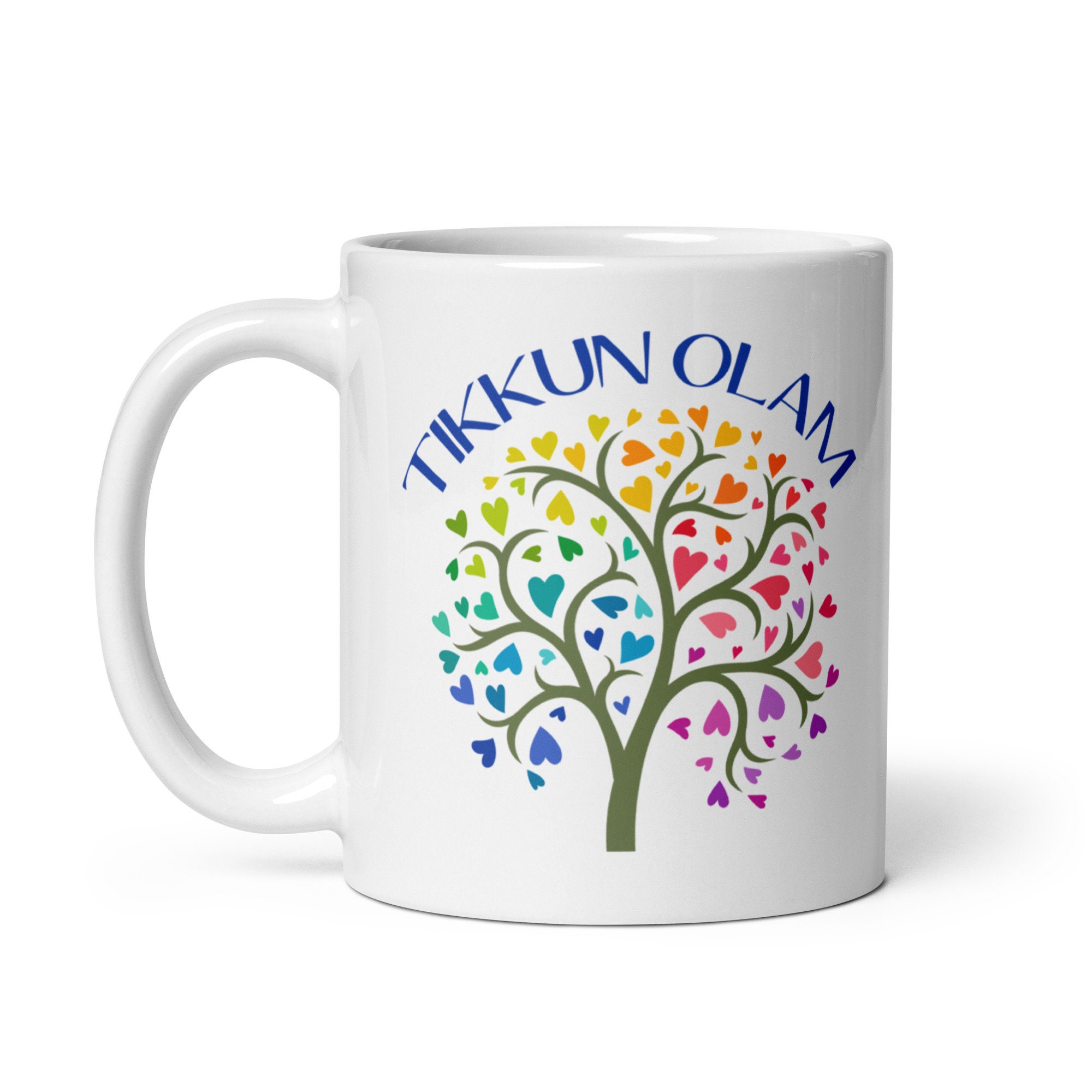 Tikkun Olam 2, Repairing the World-hebrew/jewish Phrase White Glossy ...