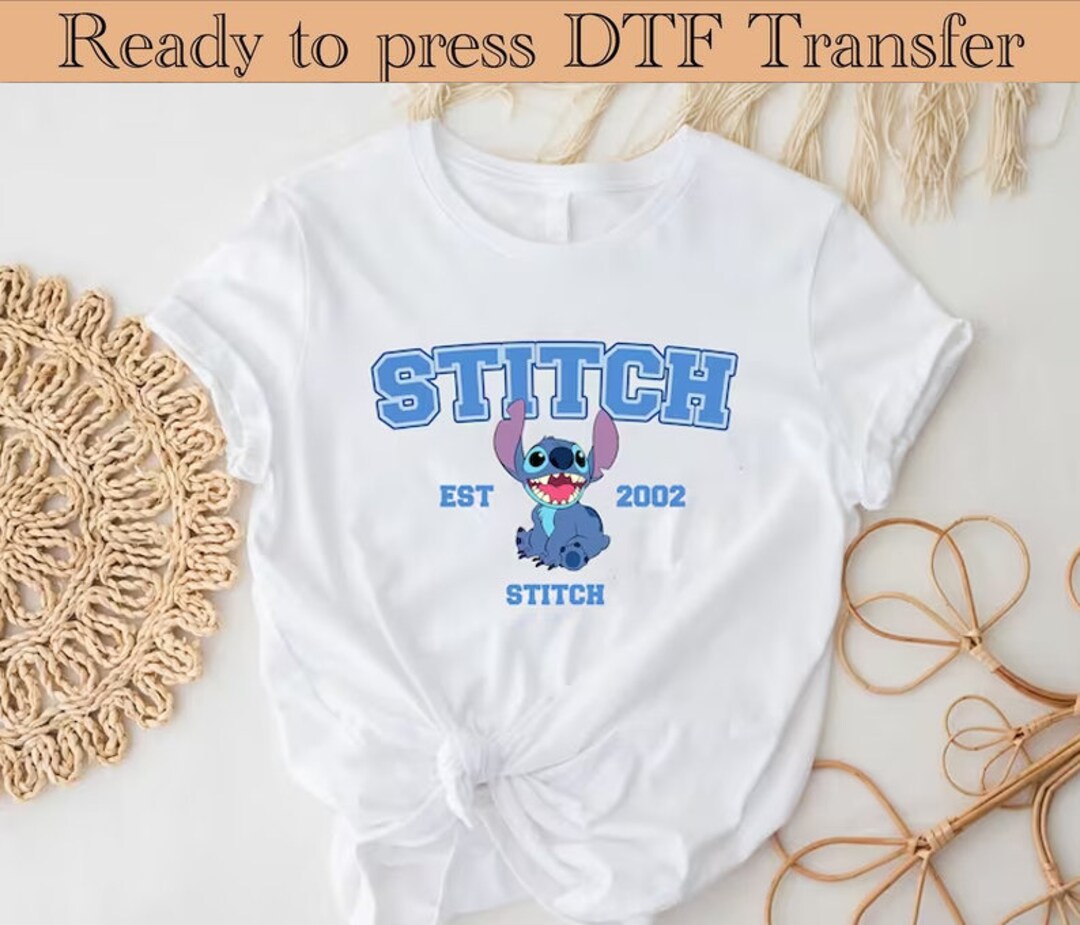 Stitch Est. 2002 DTF Transfer, Stitch Ohana DTF, Disney Shirt Dtf, Lilo ...