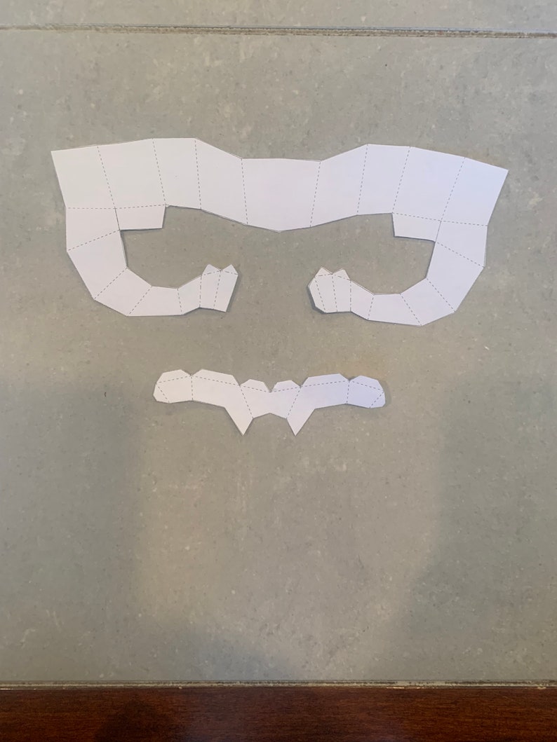 Papercraft Party Mask, Print Your Own and Fold It Together, Low Poly ...