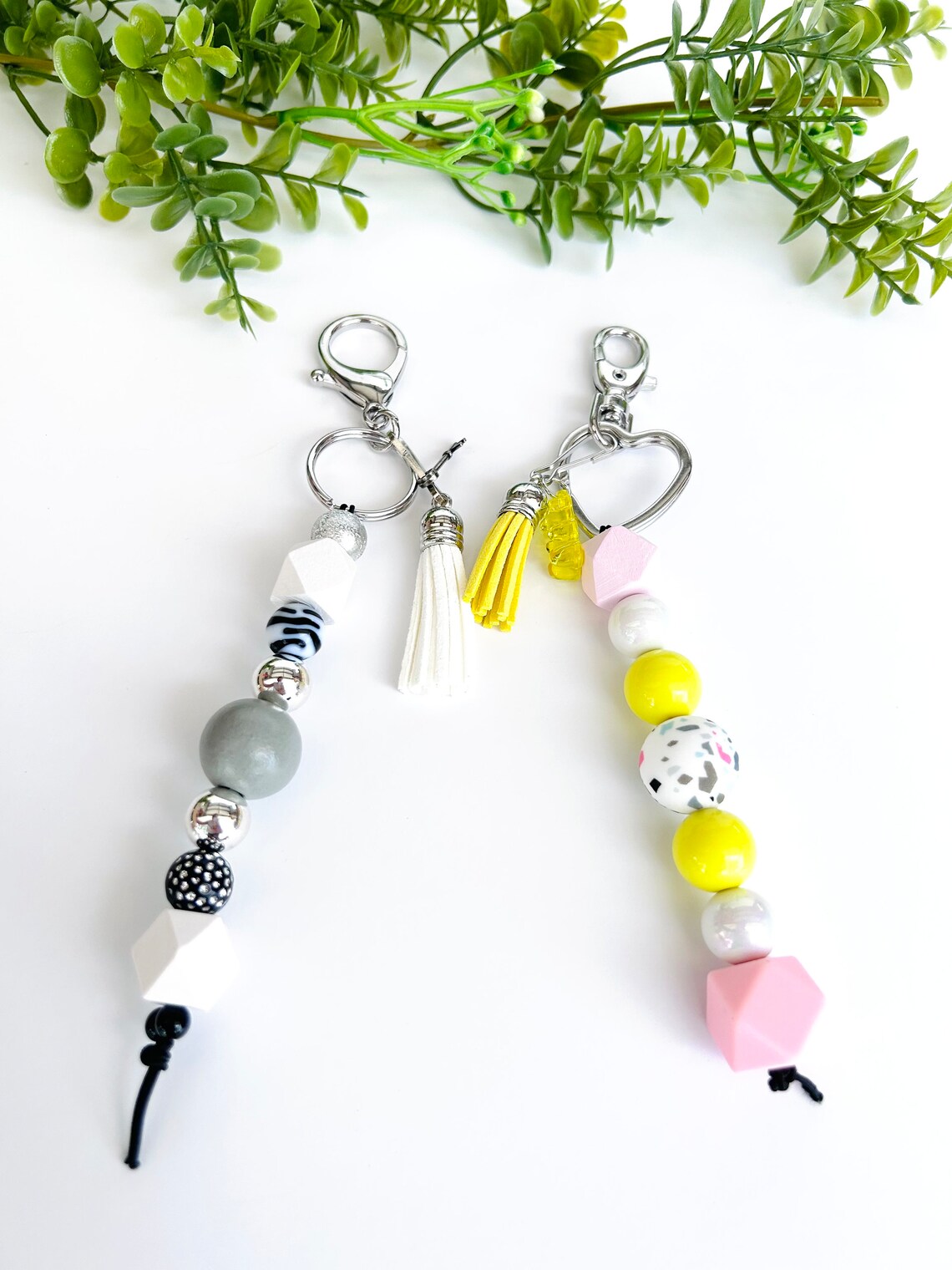 Silicone Bead Keyring - Etsy