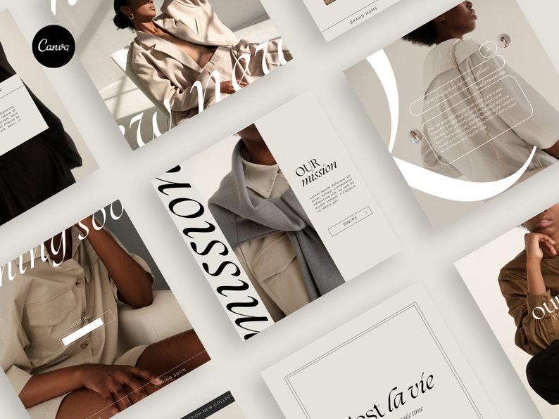 Fashion | Retail | Canva Templates | Product | Small Business | Men's ...