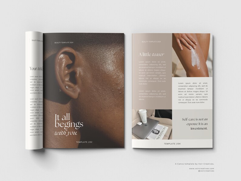 Minimalistic Ebook for Beauty | Fashion | Interior | Aesthetic Design ...