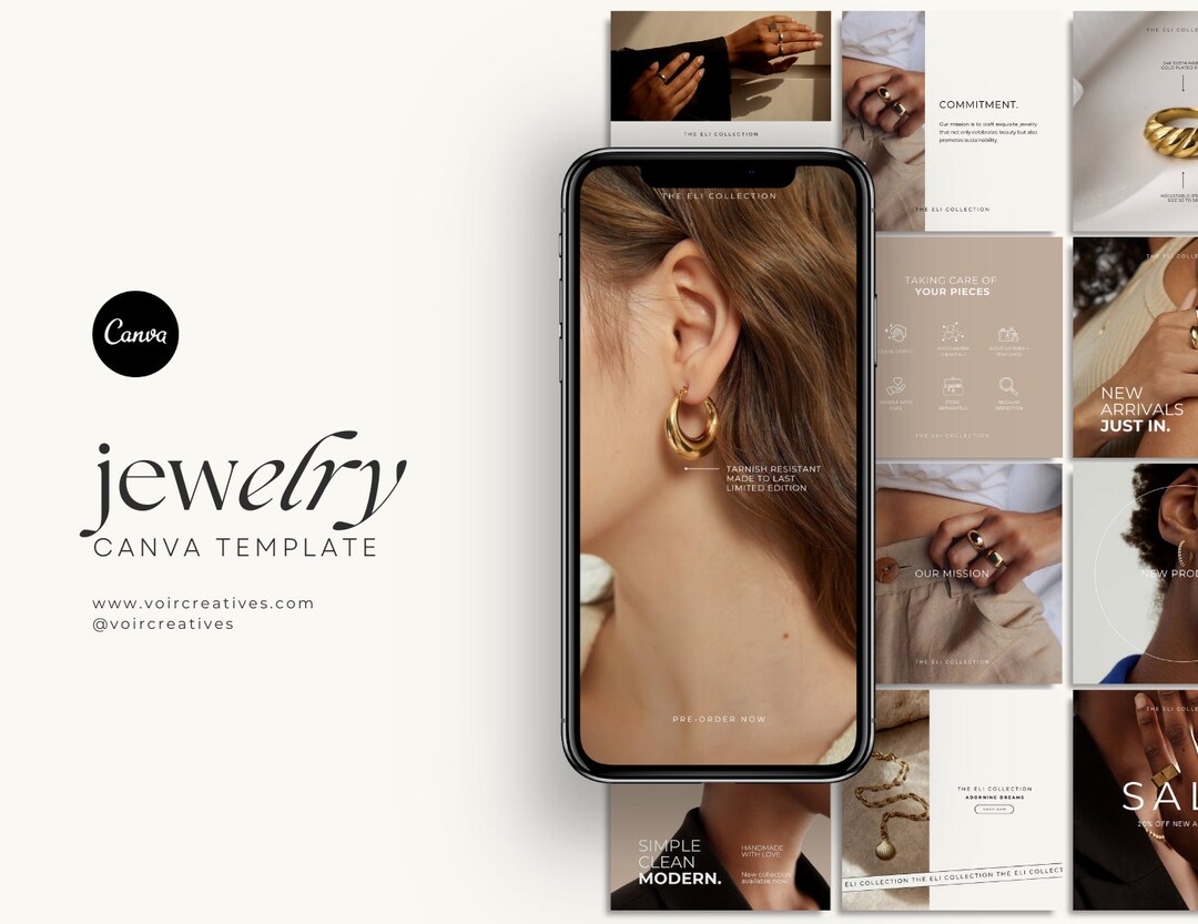 Jewelry | Jewellery Templates for Small Business | Digital Templates ...
