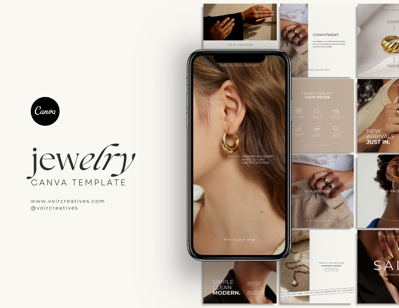 Jewelry | Jewellery Templates for Small Business | Digital Templates ...