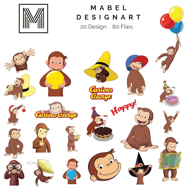 Curious George Decor - Etsy