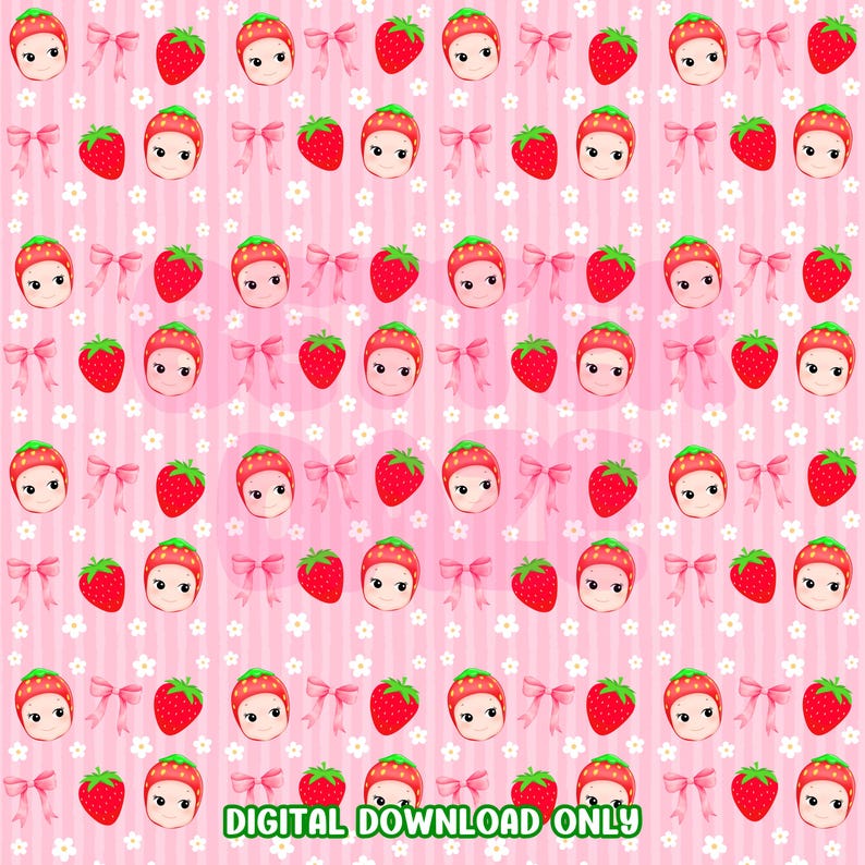 Seamless Pattern - Sonny Angel DIGITAL FILE ONLY - Etsy