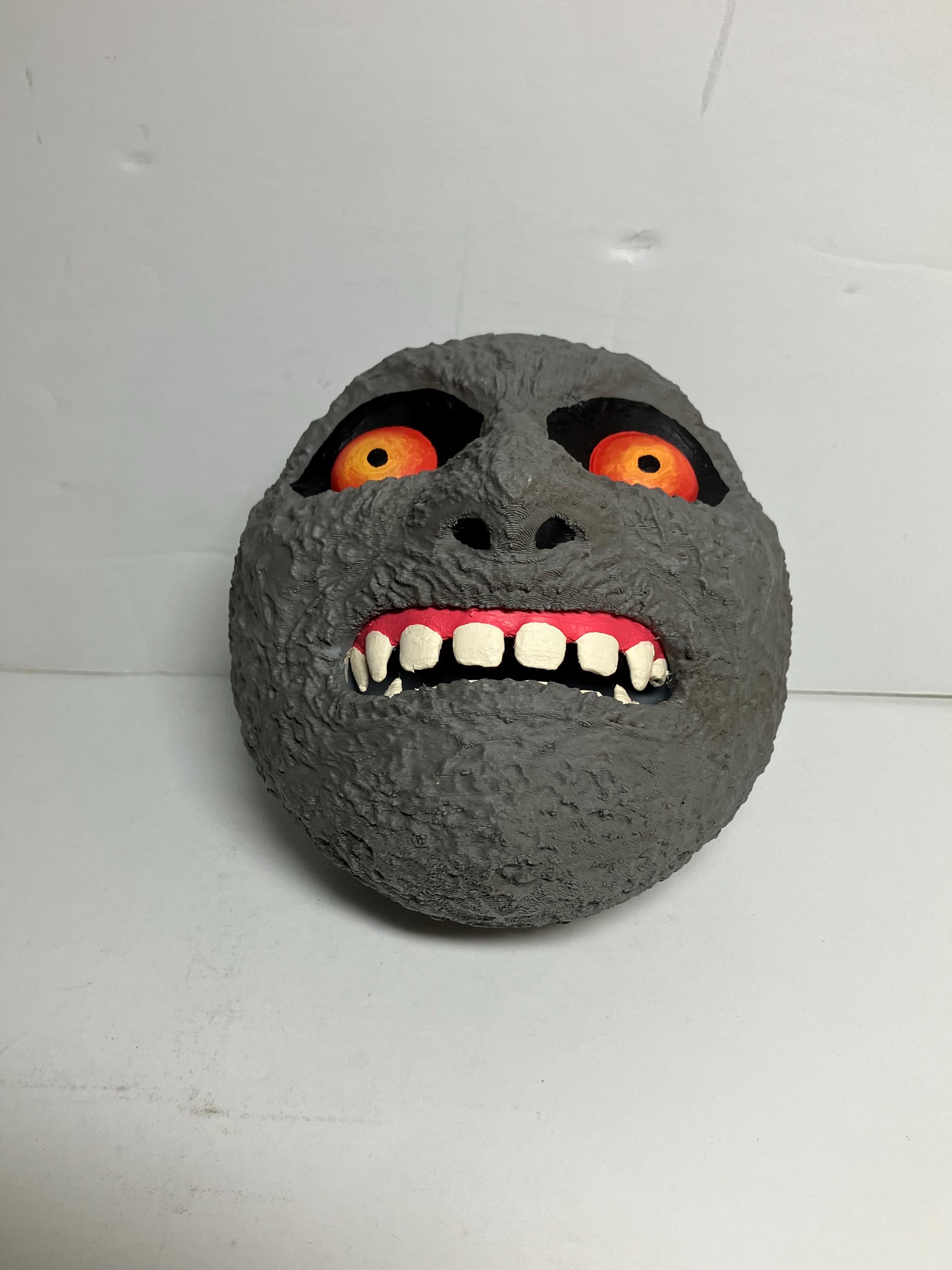 Hand Painted Falling Moon From Legend of Zelda Major's Mask - 3D ...